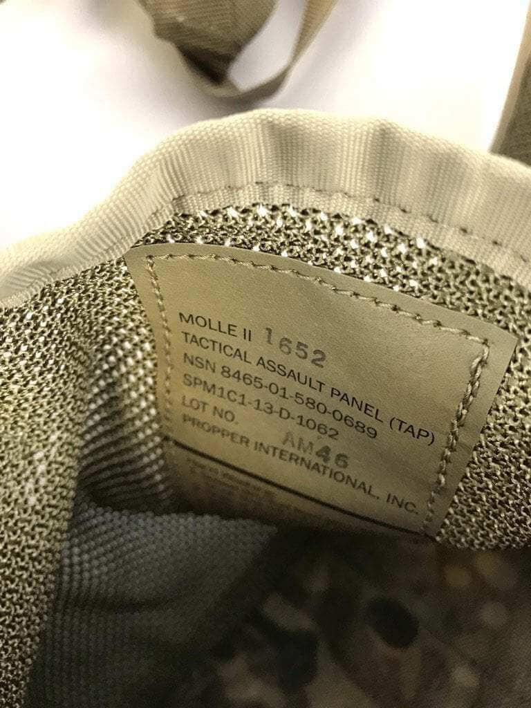 US Army Tactical Assault Panel (USMC Issued TAP)